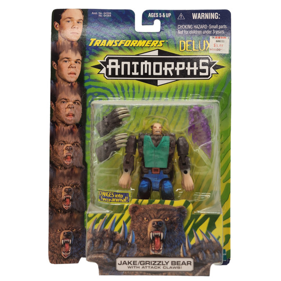 Hasbro | Toys | Vintage Transformers Deluxe Animorphs 998 Jakegrizzly ...